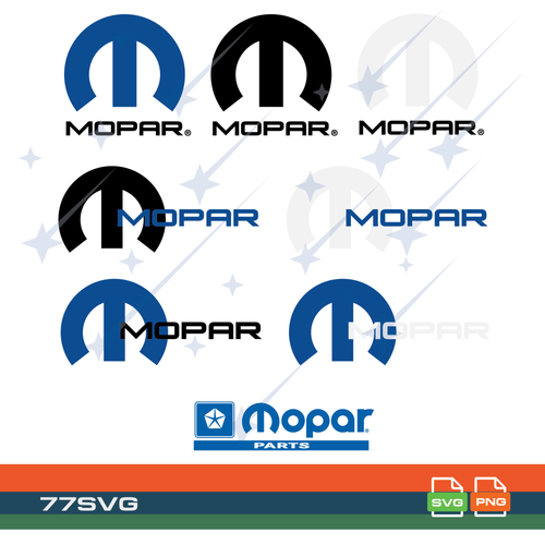 MOPAR SVG - MOPAR PNG - MOPAR DXF - MOPAR LOGO | 77SVG