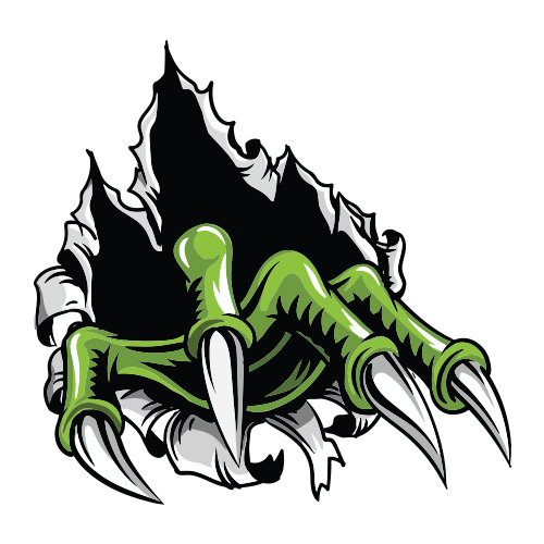 MONSTER ENERGY CLAW LOGO - SVG, PNG, EPS, and AI Formats | 77SVG