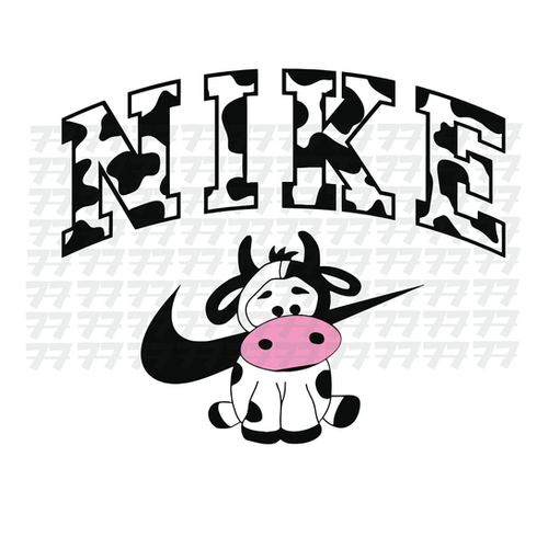 NIKE CUTE COW - SVG and PNG | 77SVG
