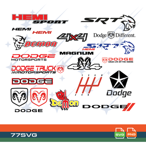 DODGE SVG - DODGE PNG - DODGE LOGO | 77SVG
