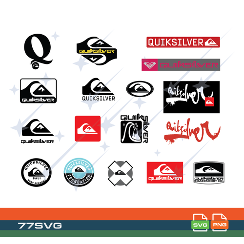 QUICKSILVER SVG - QUICKSILVER PNG - QUICKSILVER LOGO | 77SVG
