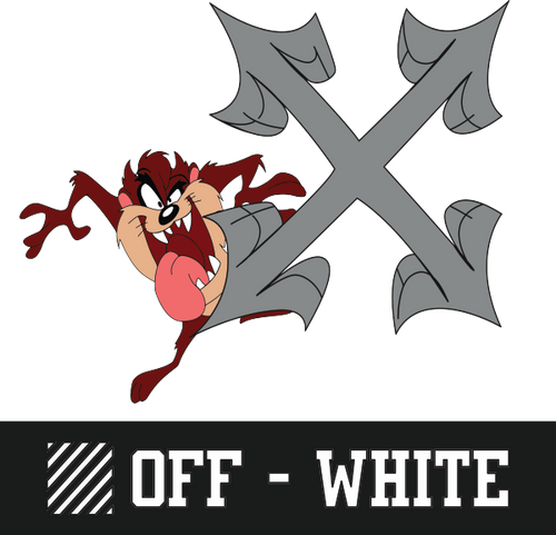 OFF WHITE TAZ LOGO - SVG, PNG, EPS, and AI Formats | 77SVG