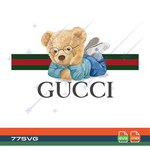 GUCCI PNG - GUCCI TEDDY BEAR | 77SVG
