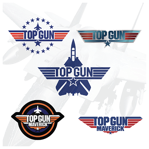 TOPGUN LOGO SET - SVG, PNG, EPS, and AI Formats | 77SVG