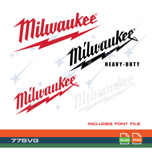 MILWAUKEE SVG - MILWAUKEE PNG - MILWAUKEE LOGO | 77SVG