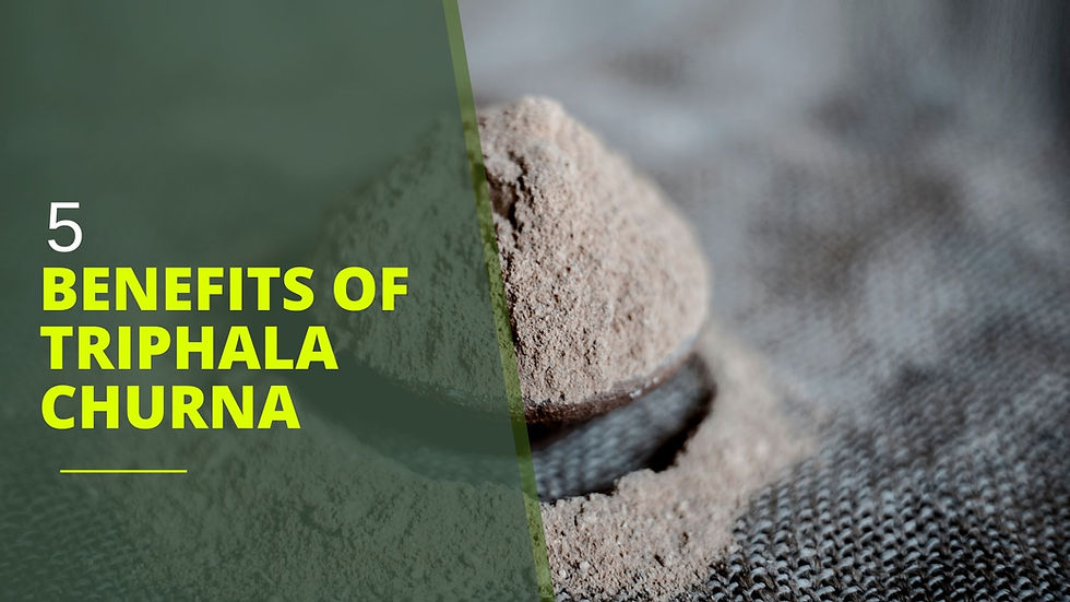 5 Benefits of Triphala Churna you should know about