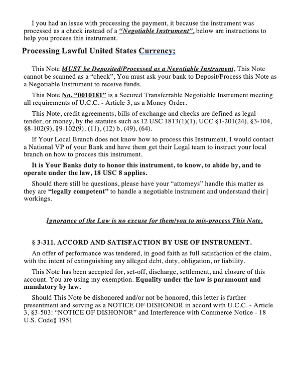 How to Make the Note | info