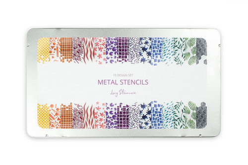 SET OF 15 METAL STENCILS | Polymer Week
