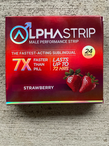 Alpha Strip 7X Strawberry 24 ct $4.00 per strip | discountbonerpills