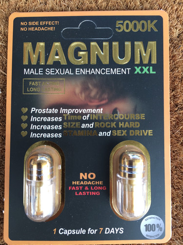 Magnum Double 5000 XXL 48 ct 24 two pill packs $2.25 per pill ...