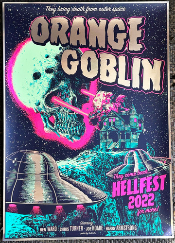 Hellfest 2022 Poster | Orange Goblin