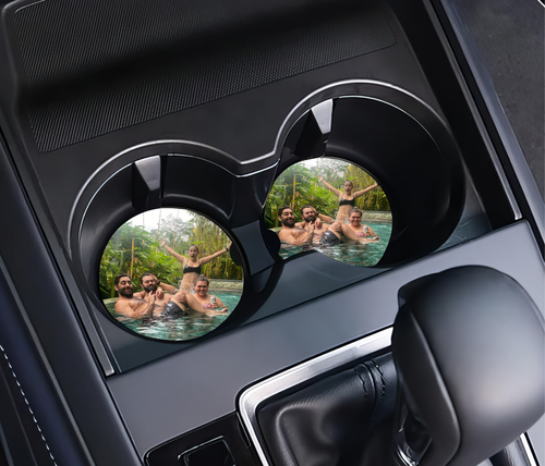 PERSONALISED CAR COASTERS | Joyno Creations