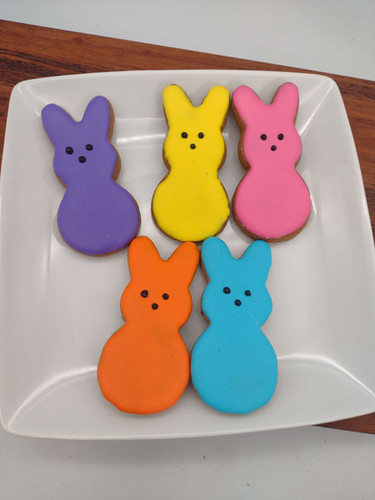 Large Peep Cookies - 12/CASE | HoundstoothPetBakery