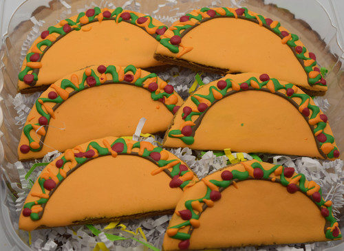 Taco Cookies | HoundstoothPetBakery