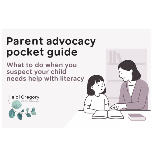 Parent Advocacy Pocket Guide - What to do, When You Need Help | Heidi ...
