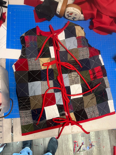 quilted vest | sour dice