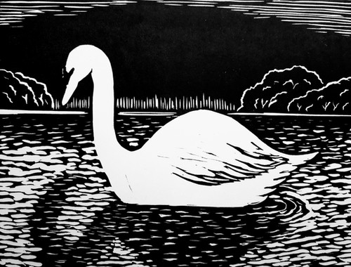 Reflections - Original Lino Print | Thequiggs