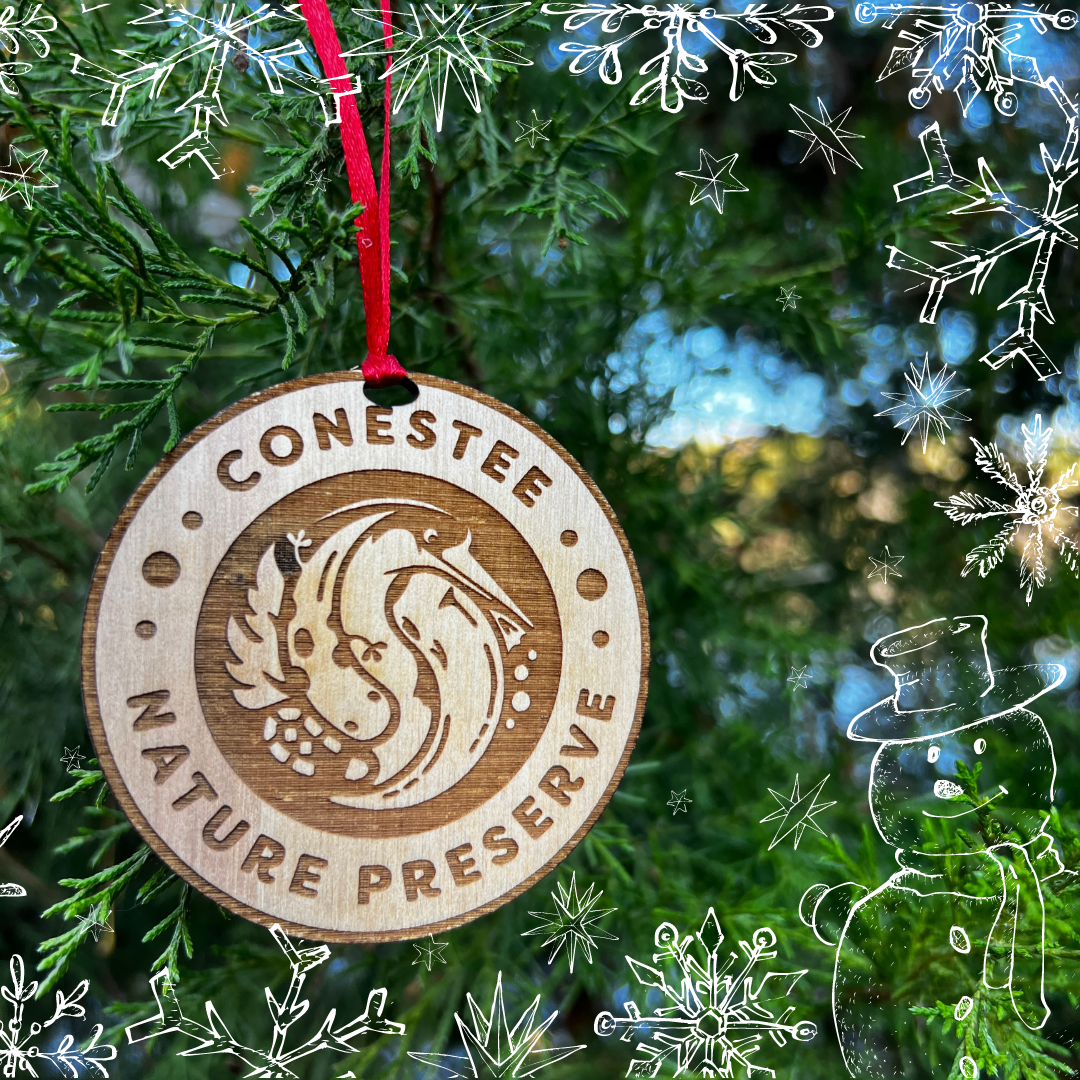 CNP engraved wood ornament | Conestee Preserve