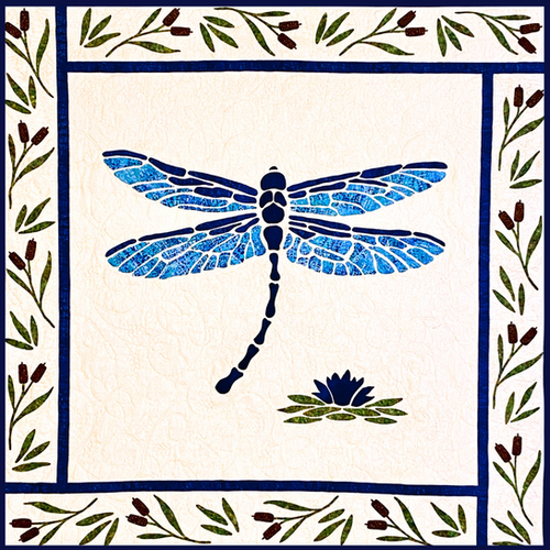 PDF Delicate Dragonfly Quilt Pattern | Patterns on Prarie