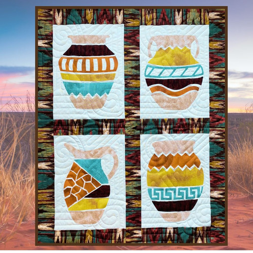 PDF Pueblo Pottery Quilt Pattern | Patterns on Prarie