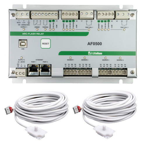 Littelfuse Arc Flash Relay Starter Kit AF0500-00. One relay & two sensors. | ZMAC Equip & Services