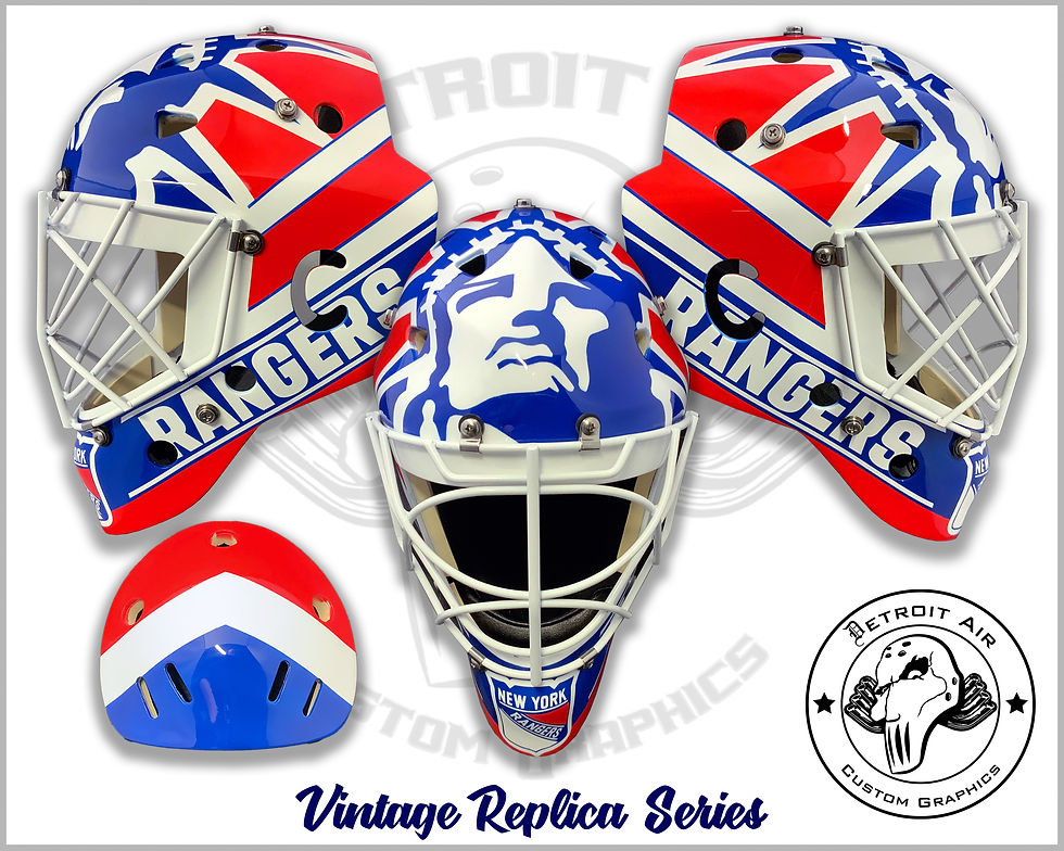 Detroit Air Goalie masks