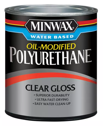 Minwax? Water Based Oil-Modified Polyurethane (1 Quart) | Hardware Online