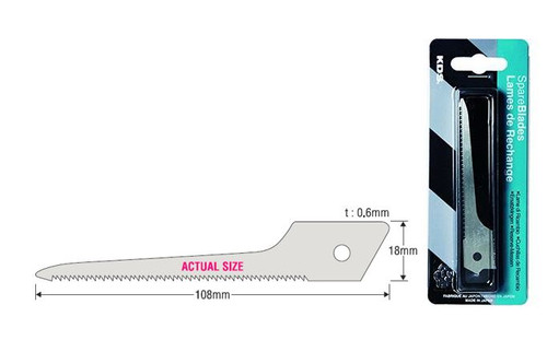 Keyhole Steel Saw Blade 18MM/0.6MM Thk, KDS HSB-W | Hardware Online