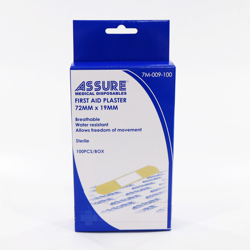 FIRST AID PLASTER PLASTIC (7M-009-100) ASSURE | Hardware Online