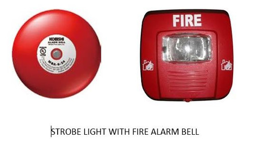 ALARM BELL 6" WITH SYSTEM SENSOR STROBE LIGHT | Hardware Online