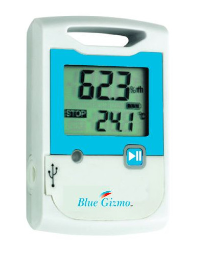 BLUE GIZMO TEMPERATURE DATALOGGER, MODEL: BG-LOG TEMP | Hardware Online