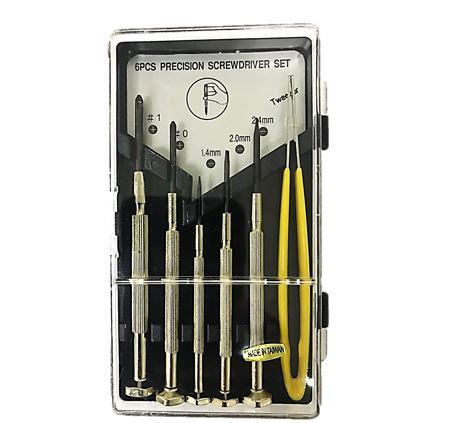 PRECISION SCREWDRIVER SET W/PINCER 6-PCS | Hardware Online