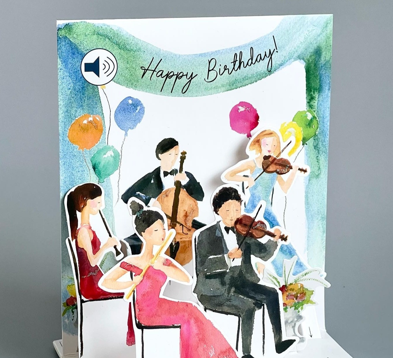 Classic Musical Pop-Up Birthday Card - Up With Paper - Wrapboxx California