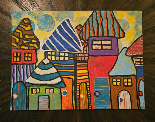 Home 12"x9" Cotton Canvas Panel | Rebel Lemonade