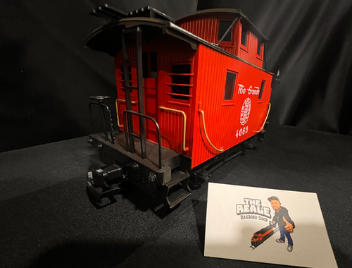 G SCALE LGB 4065 Red Rio Grande Caboose | Reale Railroad Shop