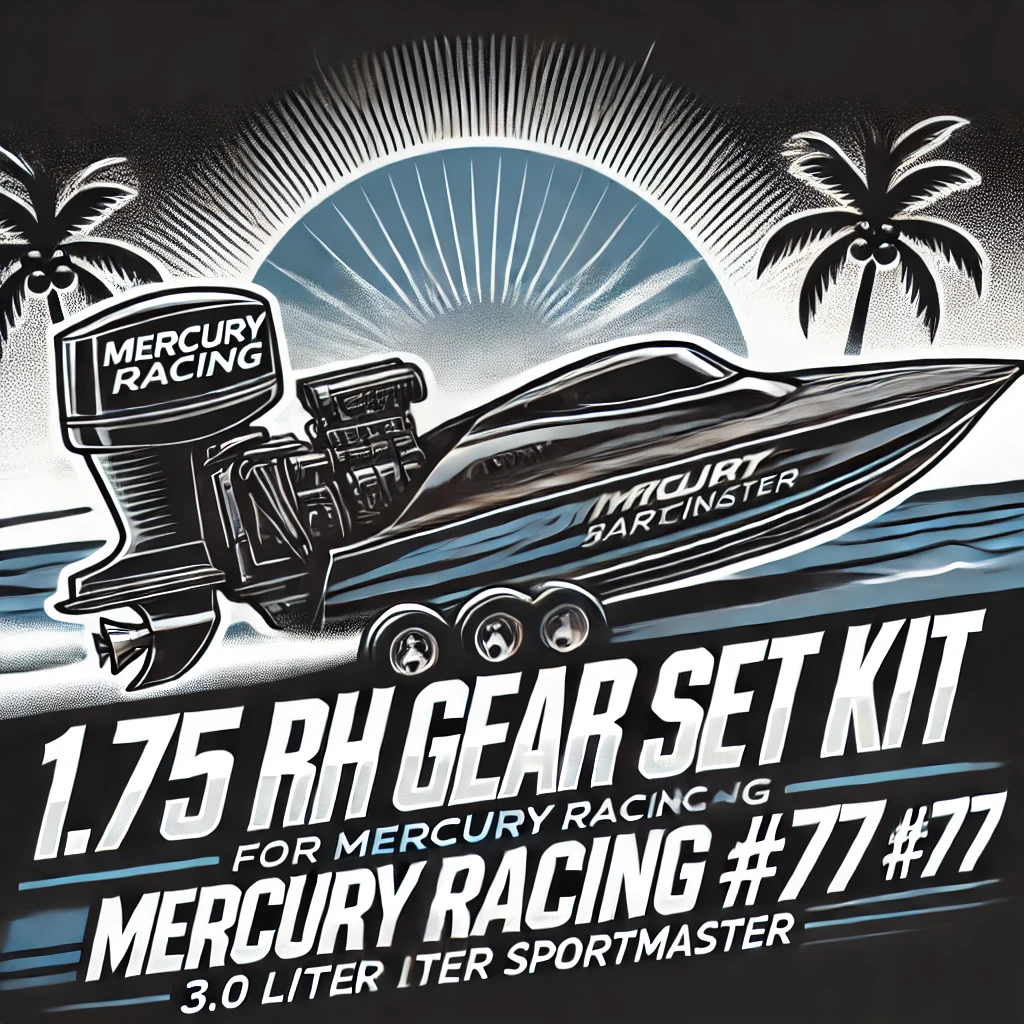 1.75 RH Gear Set Kit, Mercury 3.0 Sportmaster | Buckshot Racing #77