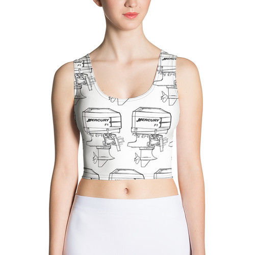 Mercury Racing F1 Crop Top | Buckshot Racing #77