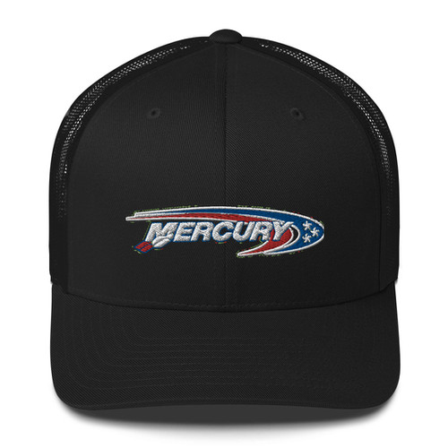 Race Dat Retro Trucker Cap (Mercury) | Buckshot Racing #77