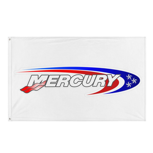 Race Day Team Flag (Mercury) | Buckshot Racing #77