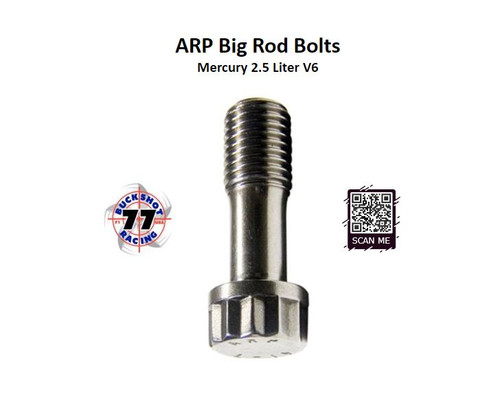 ARP Rod Bolts, Top Guided 2.5, Mercury 10-848475 | Buckshot Racing #77