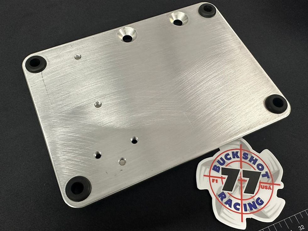 Bulkhead Trim Pump Mount Bracket Plate | Buckshot Racing #77