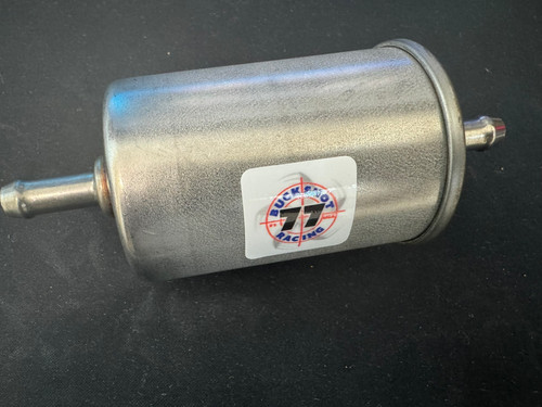 High Flow 3/8" Inline Fuel Filter, EFI & Carb | Buckshot Racing #77