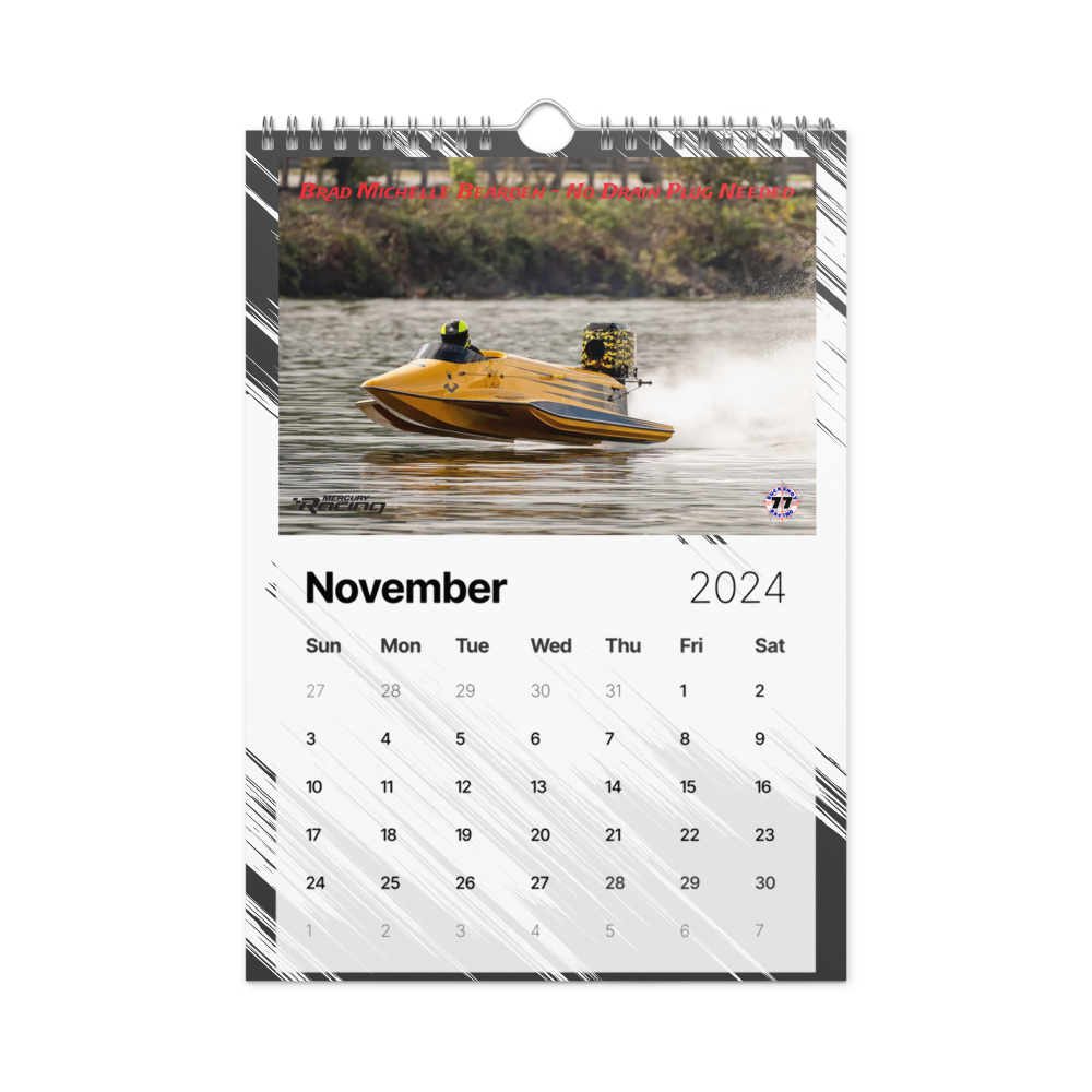 Fast Boats 2024 Calendar