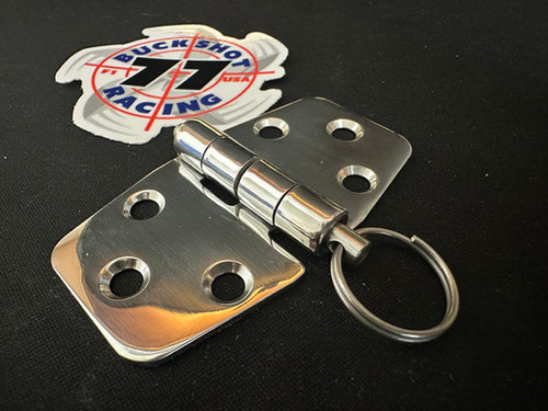 Quick-Release Pull-Pin Hinge , 304 Stainless | Buckshot Racing #77