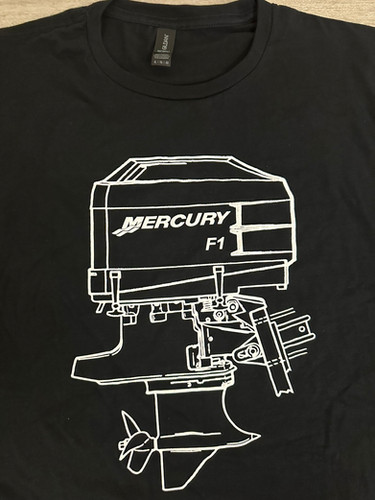 F1 Mercury Racing Outboard Tee-Shirt | Buckshot Racing #77