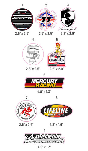 10 Piece Decals Kits, Pick & Mix! | Buckshot Racing #77