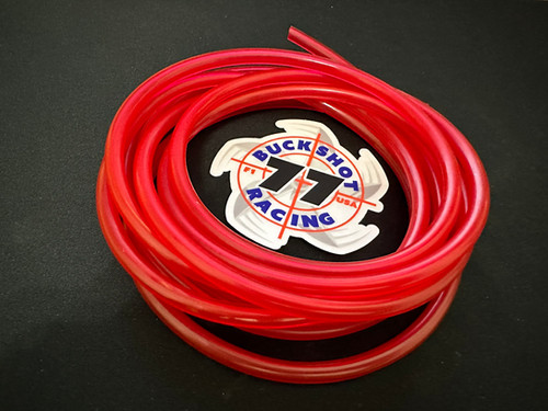 Red Fuel Oil Bleed Line Tube, 10 Foot | Buckshot Racing #77
