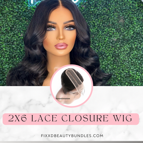 2x6 Luxury Lace Closure Wigs | fixxdbeautybundles