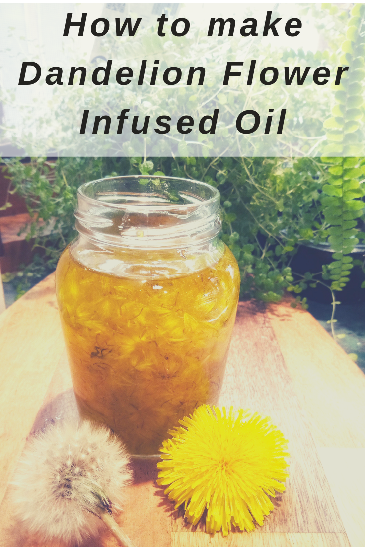 How To Make Dandelion Flower Infused Oil