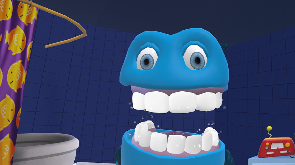 Clean teeth with BrushUP VR